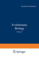 Evolutionary Biology: Volume 7 | SpringerLink