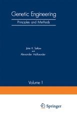 Genetic Engineering: Principles and Methods Volume 1 | SpringerLink