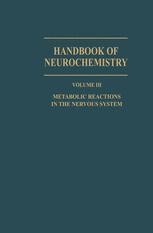 Metabolic Reactions in the Nervous System | Springer Nature Link ...