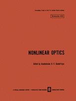 Nonlinear Optics | SpringerLink