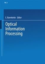 Optical Information Processing: Volume 2 | SpringerLink