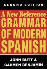 A New Reference Grammar of Modern Spanish | Springer Nature Link