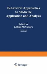 Behavioral Approaches to Medicine: Application and Analysis | Springer ...