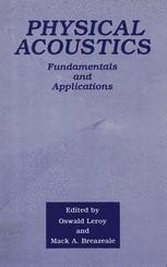 Physical Acoustics: Fundamentals and Applications | SpringerLink
