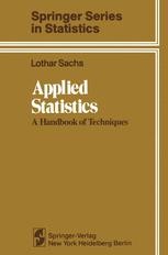 Applied Statistics: A Handbook of Techniques | SpringerLink