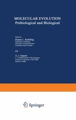 Molecular Evolution: Prebiological and Biological | Springer Nature ...