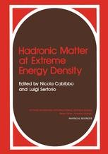 Hadronic Matter at Extreme Energy Density | SpringerLink