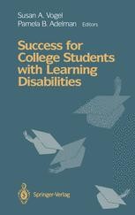 Success for College Students with Learning Disabilities | SpringerLink