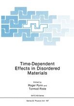 Time-Dependent Effects in Disordered Materials | SpringerLink