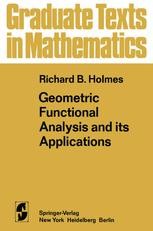 Geometric Functional Analysis and its Applications | Springer Nature ...