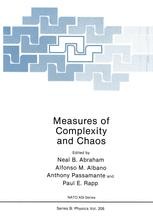 Measures of Complexity and Chaos | SpringerLink
