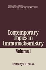 Contemporary Topics in Immunochemistry: Volume 1 | SpringerLink