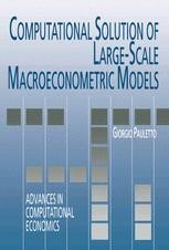 Computational Solution of Large-Scale Macroeconometric Models | SpringerLink