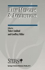 Bank Mergers & Acquisitions | SpringerLink