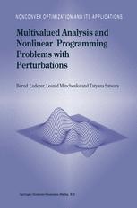 Multivalued Analysis and Nonlinear Programming Problems with Perturbations | SpringerLink