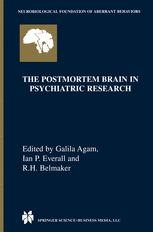 The Postmortem Brain in Psychiatric Research | SpringerLink