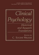 Clinical Psychology: Historical and Research Foundations | Springer ...
