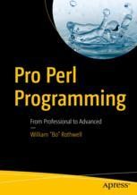 Pro Perl Programming: From Professional to Advanced | SpringerLink