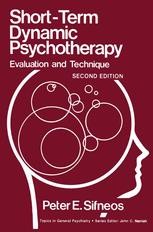 Short-Term Dynamic Psychotherapy: Evaluation and Technique | SpringerLink