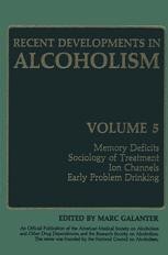 Recent Developments in Alcoholism: Memory Deficits Sociology of ...