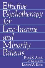 Effective Psychotherapy for Low-Income and Minority Patients | SpringerLink