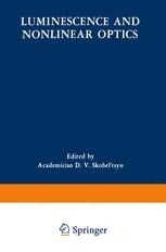 Luminescence and Nonlinear Optics | SpringerLink