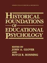 Historical Foundations of Educational Psychology | Springer Nature Link