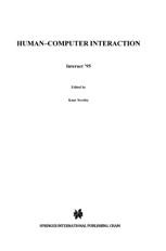 Human-Computer Interaction: Interact '95 | Springer Nature Link ...