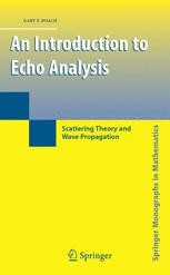 An Introduction to Echo Analysis: Scattering Theory and Wave ...