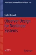 Observer Design for Nonlinear Systems | SpringerLink