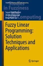 Fuzzy Linear Programming: Solution Techniques and Applications | SpringerLink