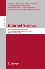 Internet Science: INSCI 2018 International Workshops, St. Petersburg ...