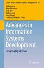 Advances in Information Systems Development: Designing Digitalization ...