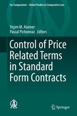 Control of Price Related Terms in Standard Form Contracts | SpringerLink