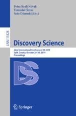 Discovery Science: 22nd International Conference, DS 2019, Split ...