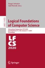 Logical Foundations of Computer Science: International Symposium, LFCS ...