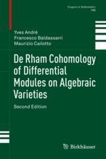 De Rham Cohomology of Differential Modules on Algebraic Varieties ...