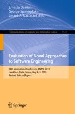 Evaluation of Novel Approaches to Software Engineering: 14th ...