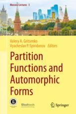 Partition Functions and Automorphic Forms | Springer Nature Link ...