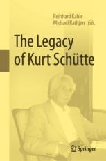 The Legacy of Kurt Schütte | Springer Nature Link (formerly SpringerLink)