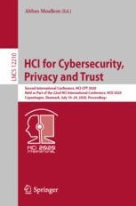 HCI for Cybersecurity, Privacy and Trust: Second International ...