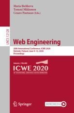 Web Engineering: 20th International Conference, ICWE 2020, Helsinki ...