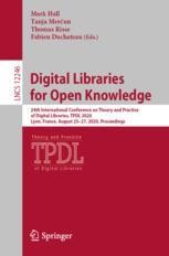 Digital Libraries for Open Knowledge: 24th International Conference on ...