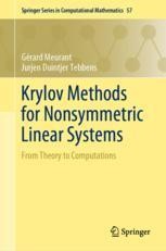Krylov Methods for Nonsymmetric Linear Systems: From Theory to Computations | SpringerLink