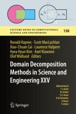 Domain Decomposition Methods in Science and Engineering XXV | SpringerLink