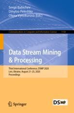 Data Stream Mining & Processing: Third International Conference, DSMP ...