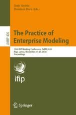 The Practice of Enterprise Modeling: 13th IFIP Working Conference, PoEM ...