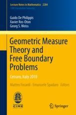 Geometric Measure Theory and Free Boundary Problems: Cetraro, Italy ...