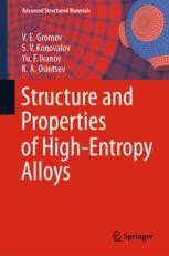 Structure and Properties of High-Entropy Alloys | SpringerLink