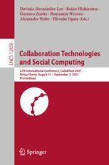Collaboration Technologies and Social Computing: 27th International ...